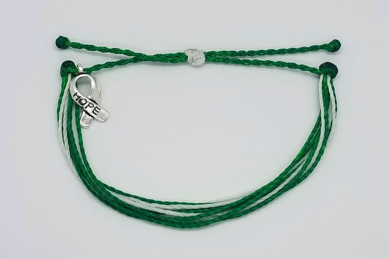 Green Awareness Bracelet | Kidney Liver Disease, Gastroparesis ...