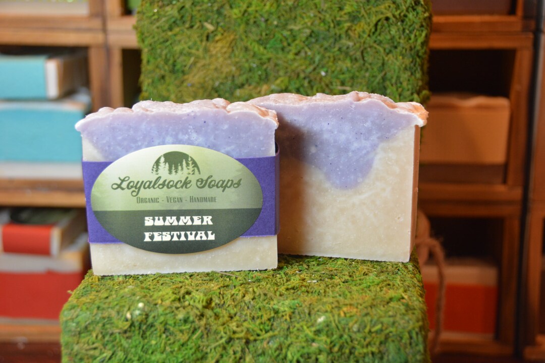 Summer Festival Soap - Organic, Handmade, All Natural, Vegan - Etsy