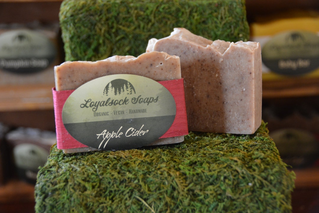 Apple Cider Soap - Organic, Handmade, All Natural, Cold Process, - Etsy