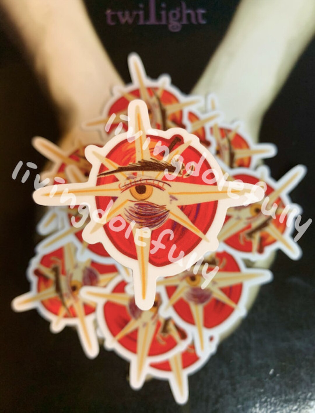 Apple of Edward's Eye Vinyl Sticker Waterproof Kindle, Laptop Sticker ...