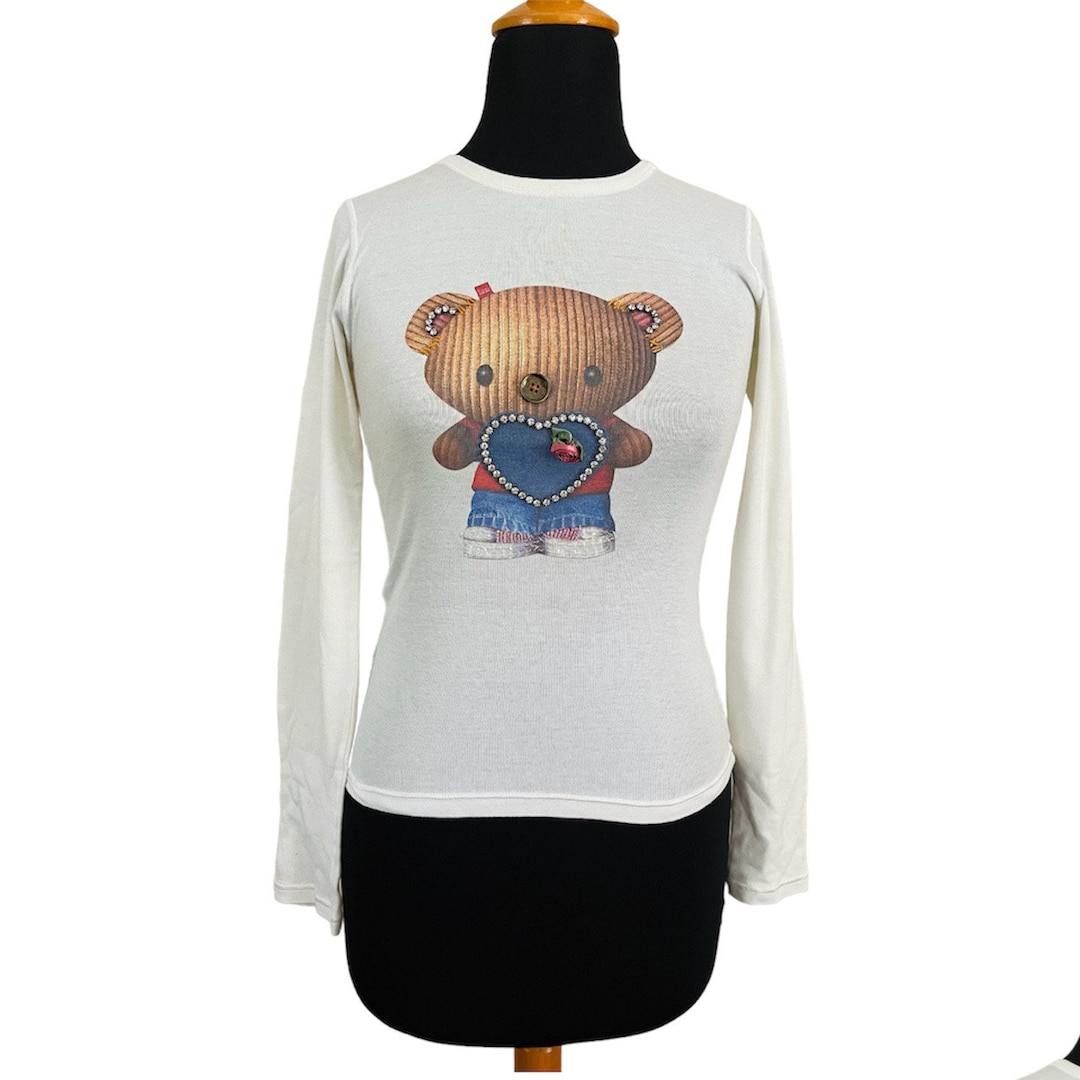 Y2k Vintage Kidcore Style Teddy Bear Blouse , 00s Fashion - Etsy