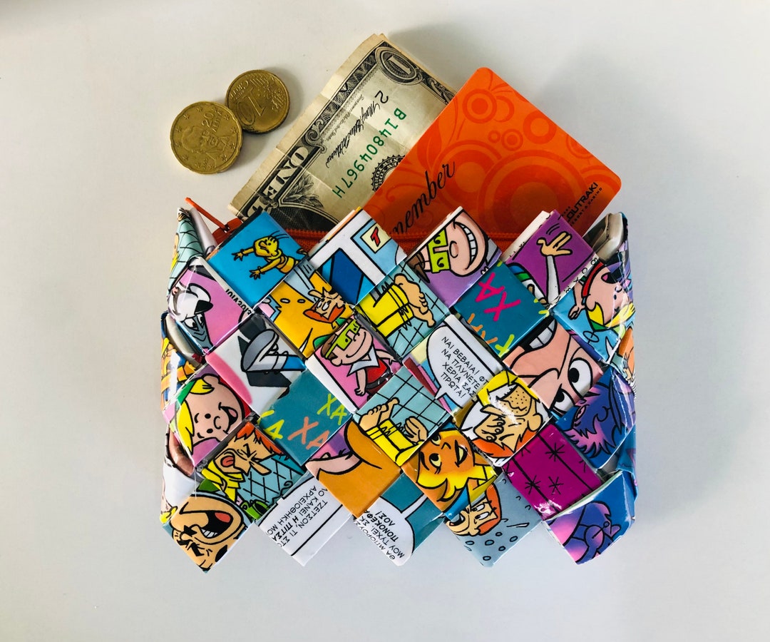 Recycled Comic Book Coin Purse, the Jetsons Wallet ,hanna-barbera Comic ...