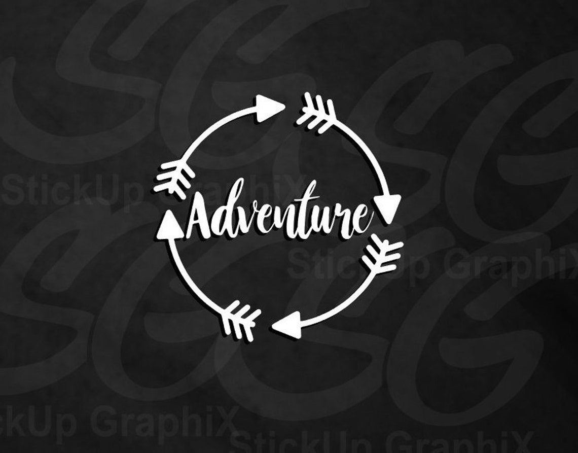 Decal Adventure Vinyl Decal Sticker Arrows Car Decals | Etsy