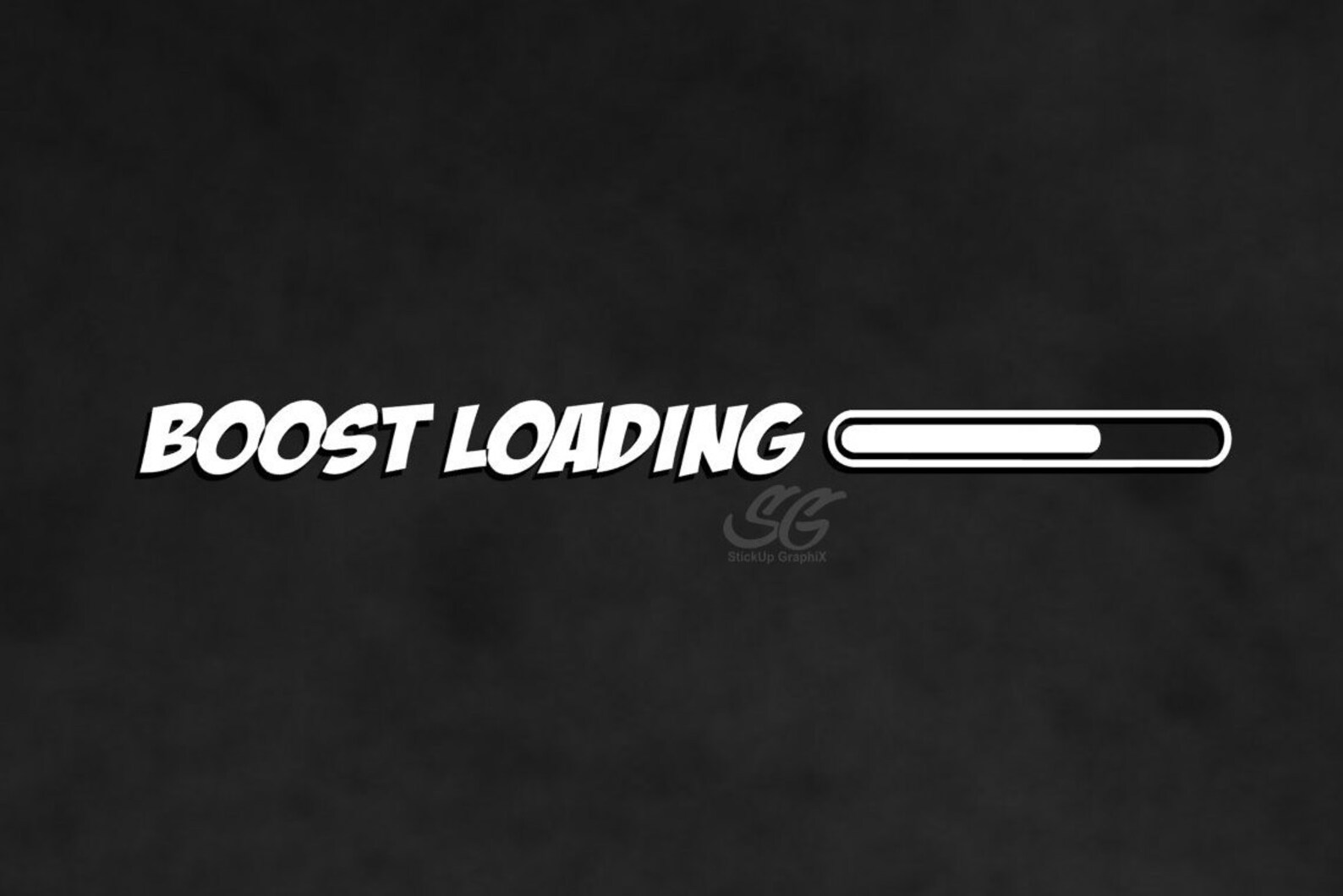 Boost loading Vinyl Stickers Funny Decals Bumper Car Auto | Etsy