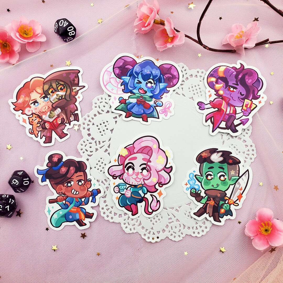 Critical Role - Mighty Nein - Stickers - Etsy