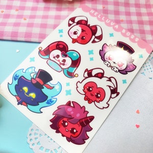 Helluva Boss - Chibis - Kiss Cut - Sticker Sheet - Vinyl Stickers ...