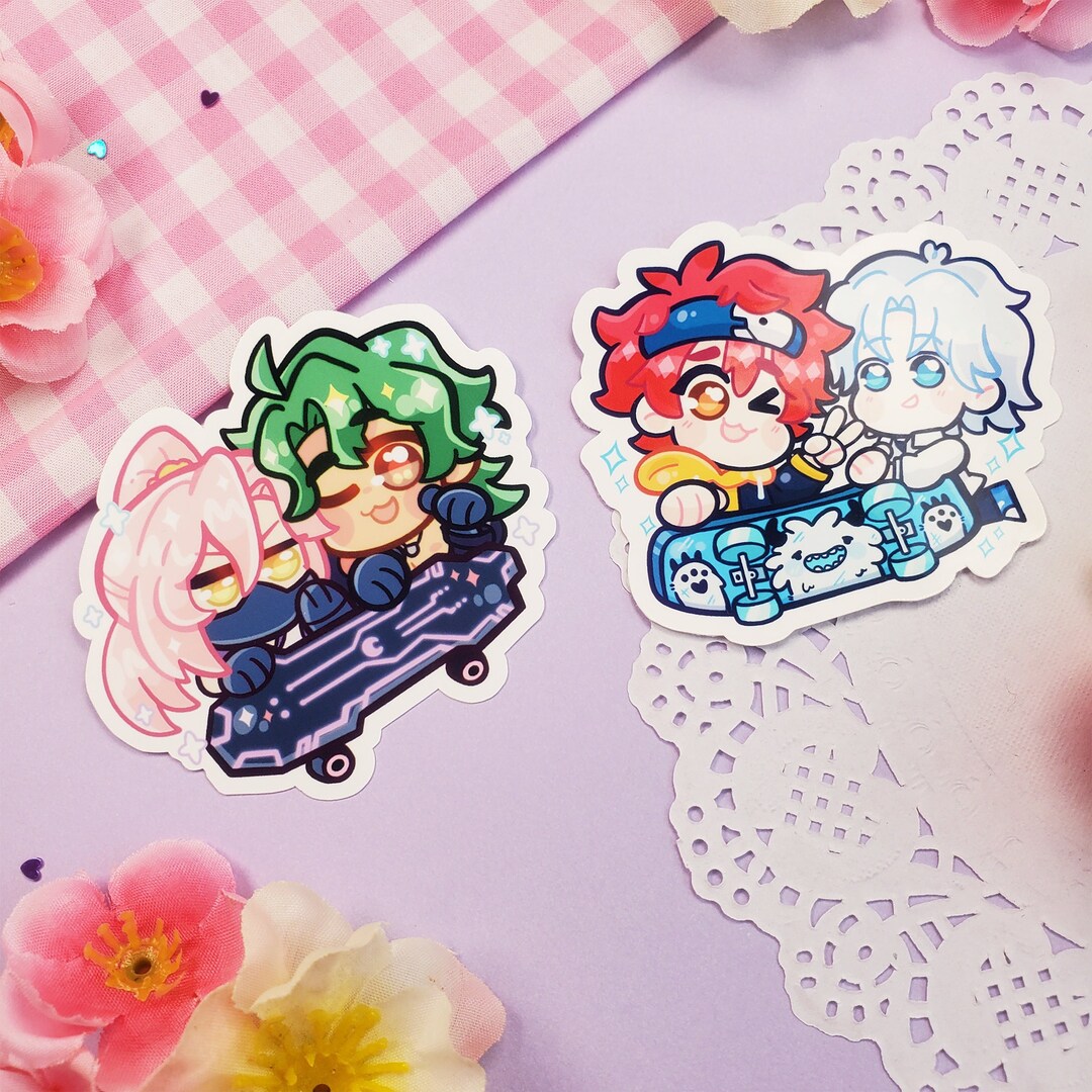 Skate Reki Langa Cherry Joe Stickers - Etsy