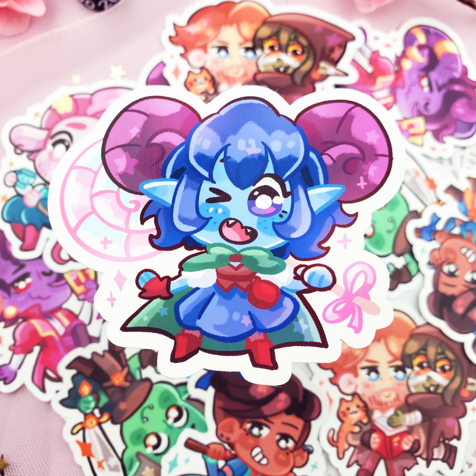 Critical Role Mighty Nein Stickers - Etsy