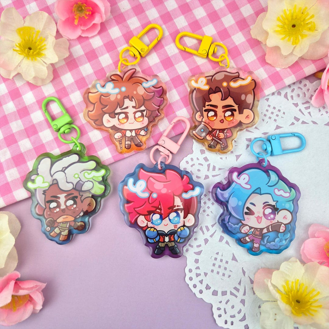 ARC - Viktor | Jayce | Jinx | Vi | Ekko - Acrylic Keychain Charm - Etsy