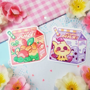 Milk Carton Monsters - Stickers, Die Cut Stickers - Etsy