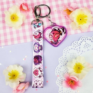 Helluva Boss - Stolas + Blitzo - Mini Lanyard + Acrylic Keychain Set - Etsy
