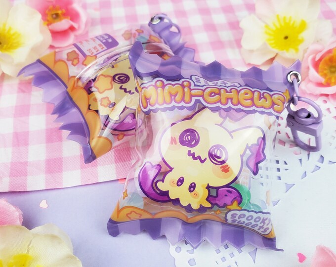 Mimi-chews - Mimikyu - Candy Shaker Bag - Acrylic Charms/keychains - Etsy