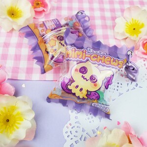 Mimi-chews Mimikyu Candy Shaker Bag Acrylic Charms/keychains - Etsy