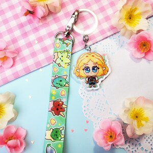 TOTK Link + Korok - Mini Lanyard + Acrylic Keychain Set - Etsy
