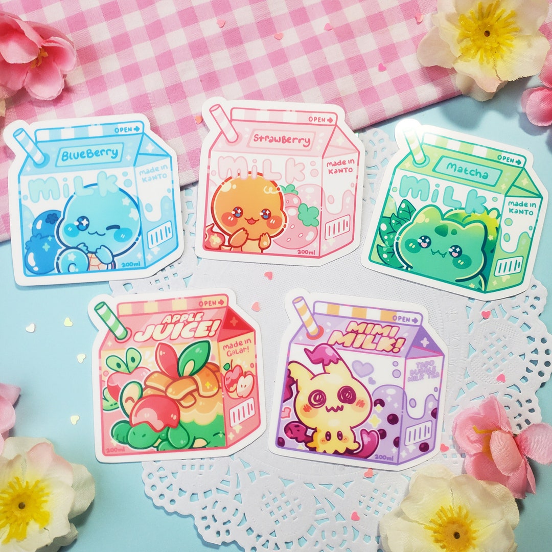 Milk Carton Monsters - Stickers, Die Cut Stickers - Etsy