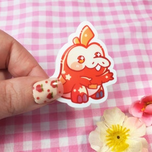 Fire Type Starter Monsters - Sticker Pack - Etsy