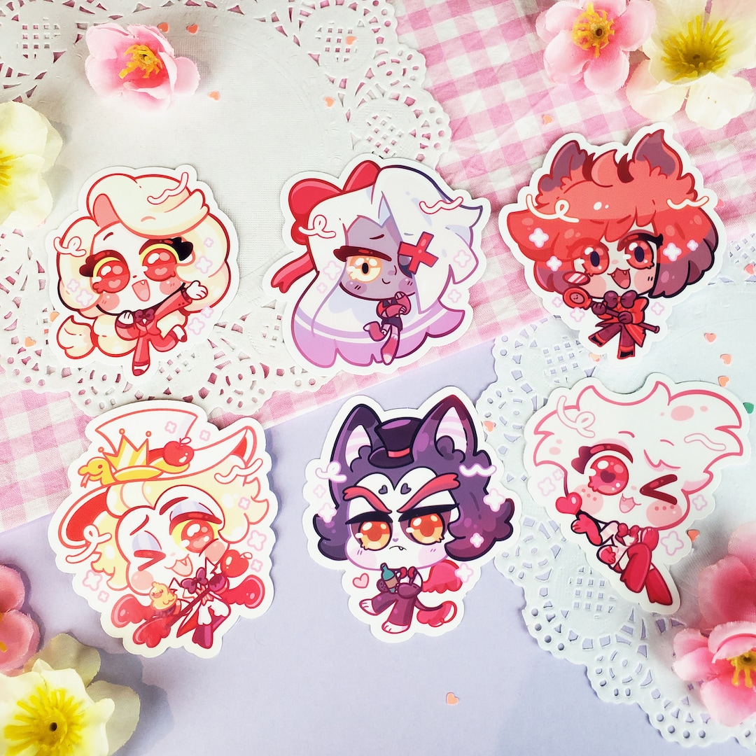 Hazbin Hotel - Chibi - Stickers, Die Cut Stickers - Etsy