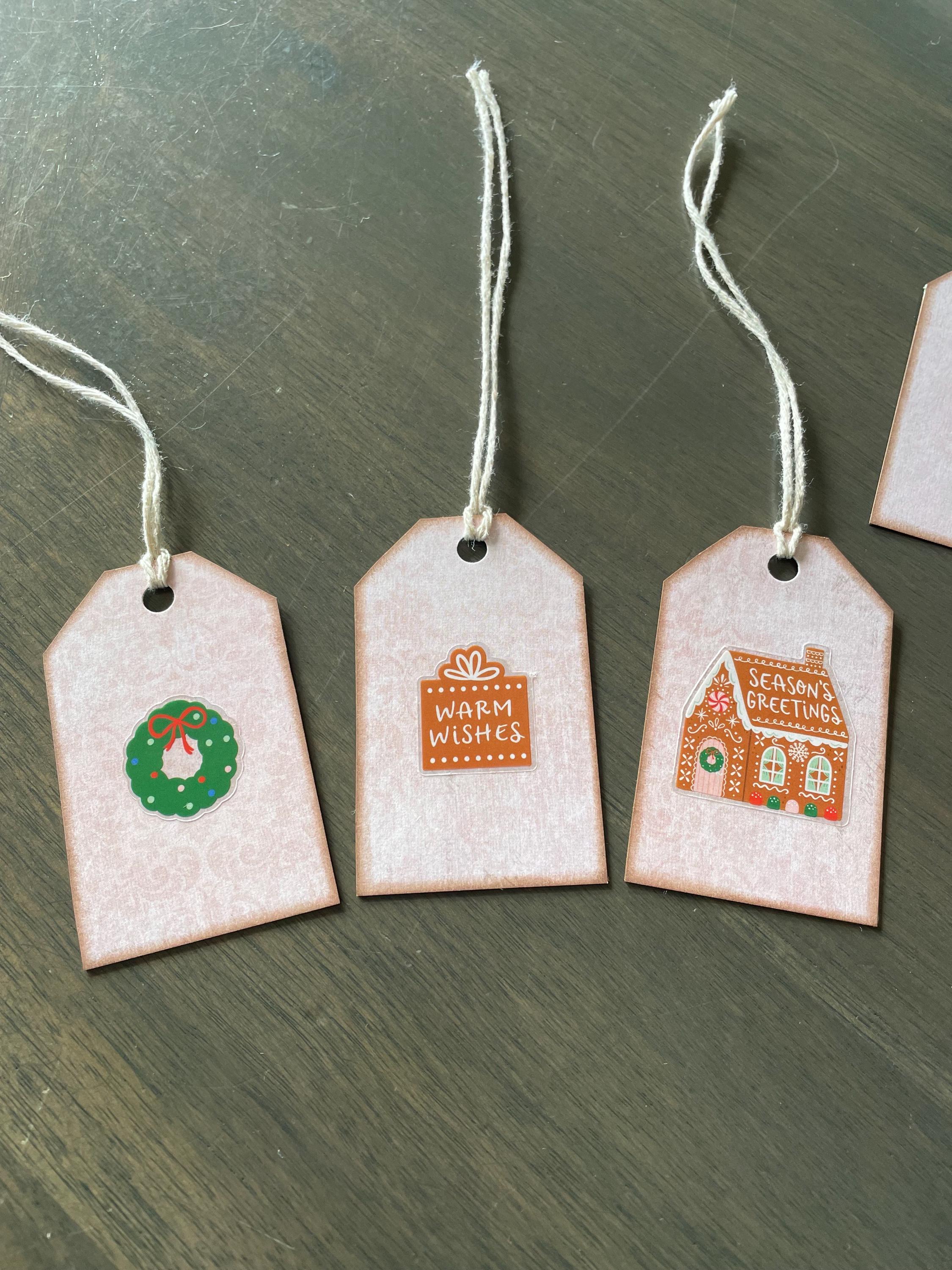 Handmade Christmas Holiday Themed Gift Tags Set of 6 - Etsy
