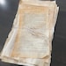 Coffee and Tea Stained Book Pages - Bundle of 50 - Etsy