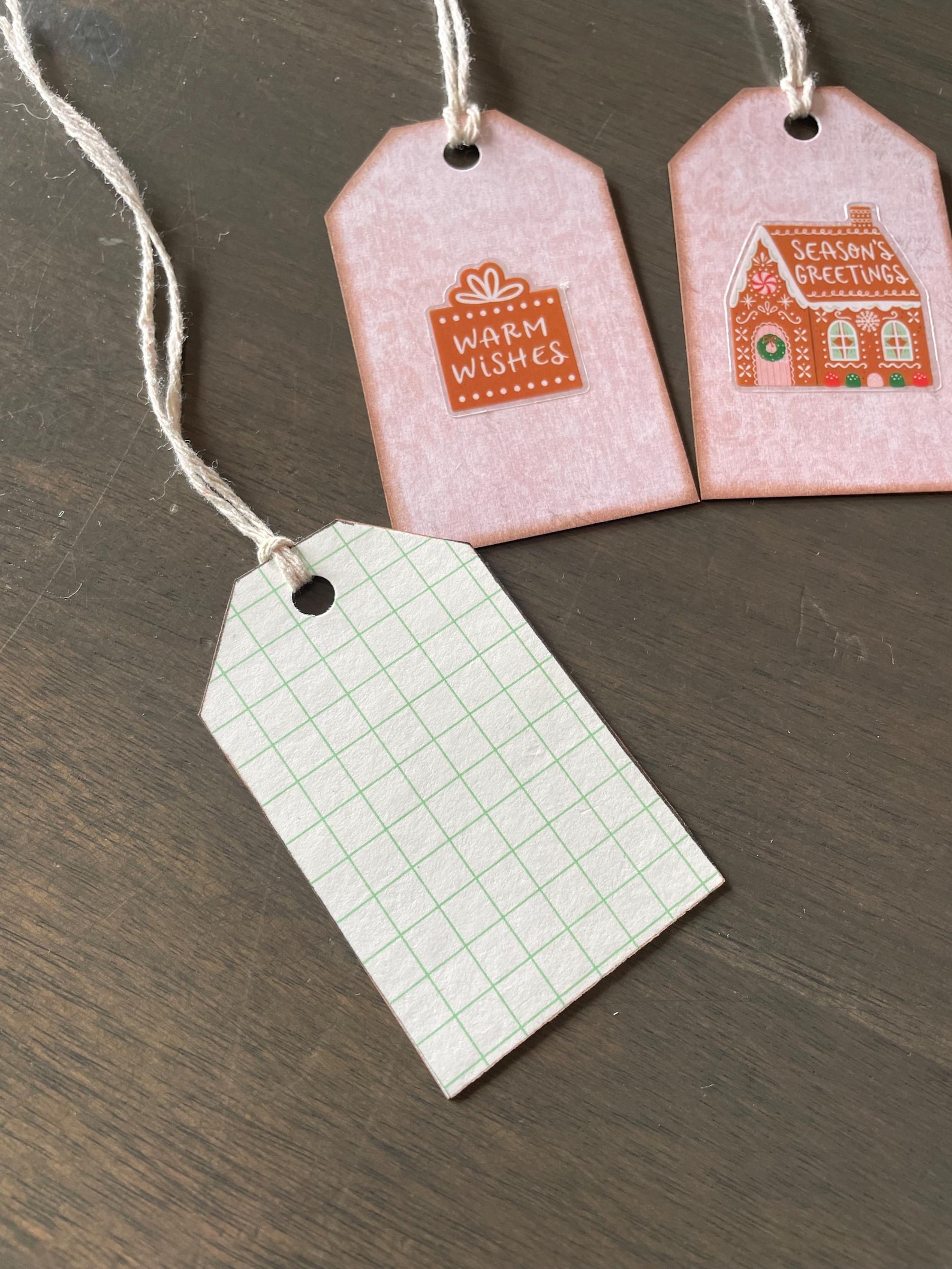 Handmade Christmas Holiday Themed Gift Tags Set of 6 - Etsy