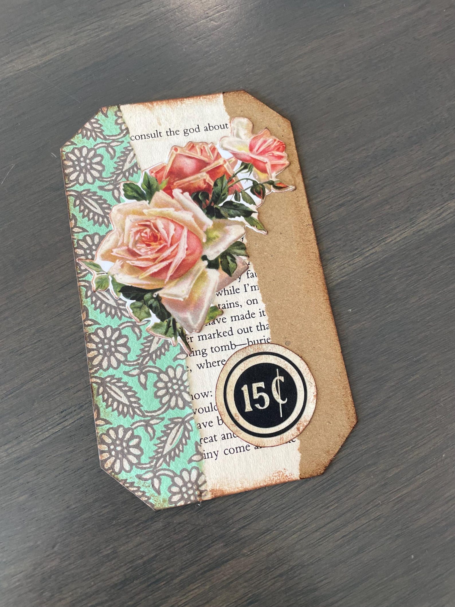 Handmade Botanical Flower Themed Journal Cards Set of 4 - Etsy