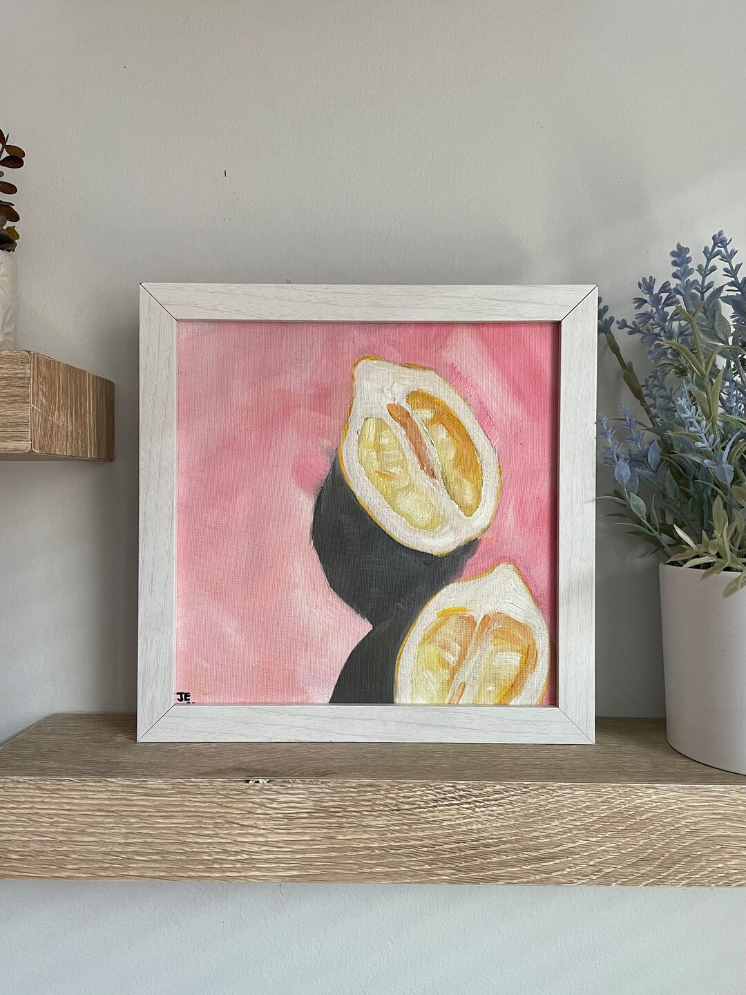 Original Framed Still Life Oil Painting Lemons Artwork - Etsy