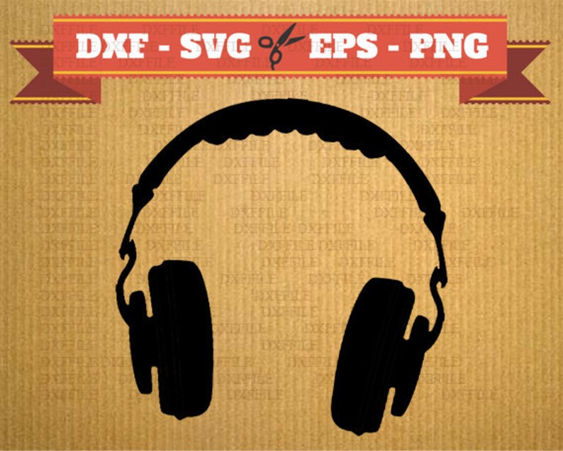 Headset SVG Files Music Svg Png Dfx Eps Headset Svg - Etsy