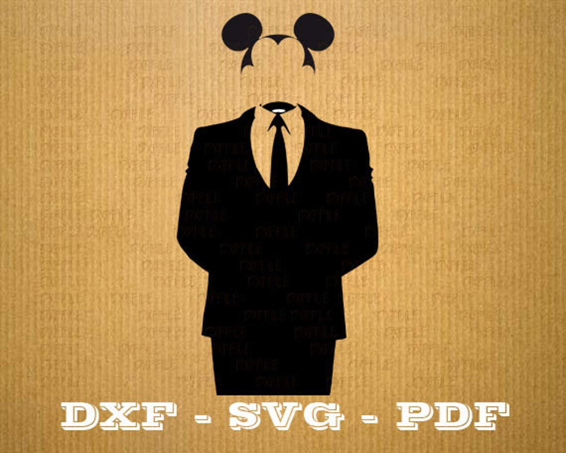 Format .dxf Anonymous disney mickey. CNC découpe fichier - Etsy France