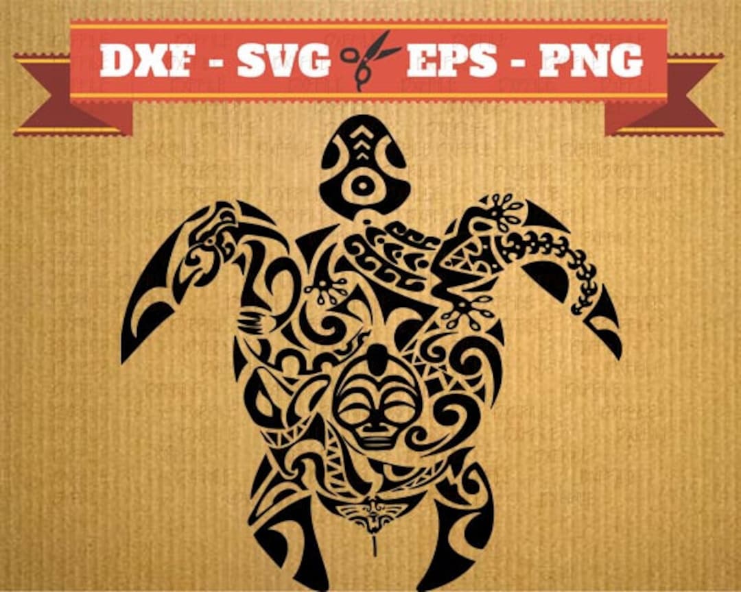 Tortue SVG fichier vectoriel pour cricut, tortue cutting files, clipart ...