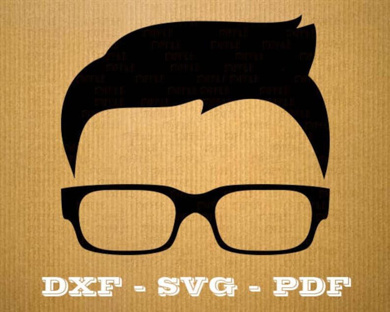 Geek SVG Nerd Vector Files for Cricut, Geek Cutting Files, Clipart Nerd ...