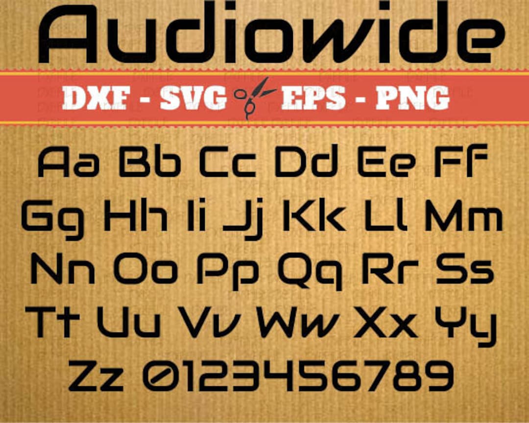 Audiowide Script Monogram Svg Font; Svg, Dxf, Eps, Png; Digital Monogram, Calligraphy Script ...