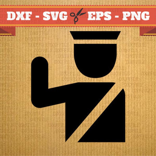 Police Man Dxf - Etsy