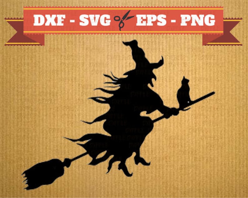 Witch Svg Vector Files for Cricut, Halloween Cutting Files, Clipart ...