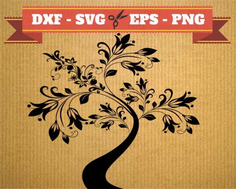 Tree SVG Cutting Files Vector Files for Cricut, Tree Cutting Files ...