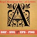 REGAL MONOGRAM SVG Files, Dxf, Eps & Png Files, Regal Svg Font Monogram ...