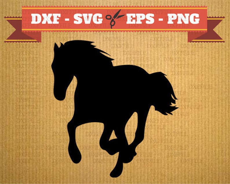 SVG et les fichiers Dxf cheval cheval dessins pour Cricut, camée et ...
