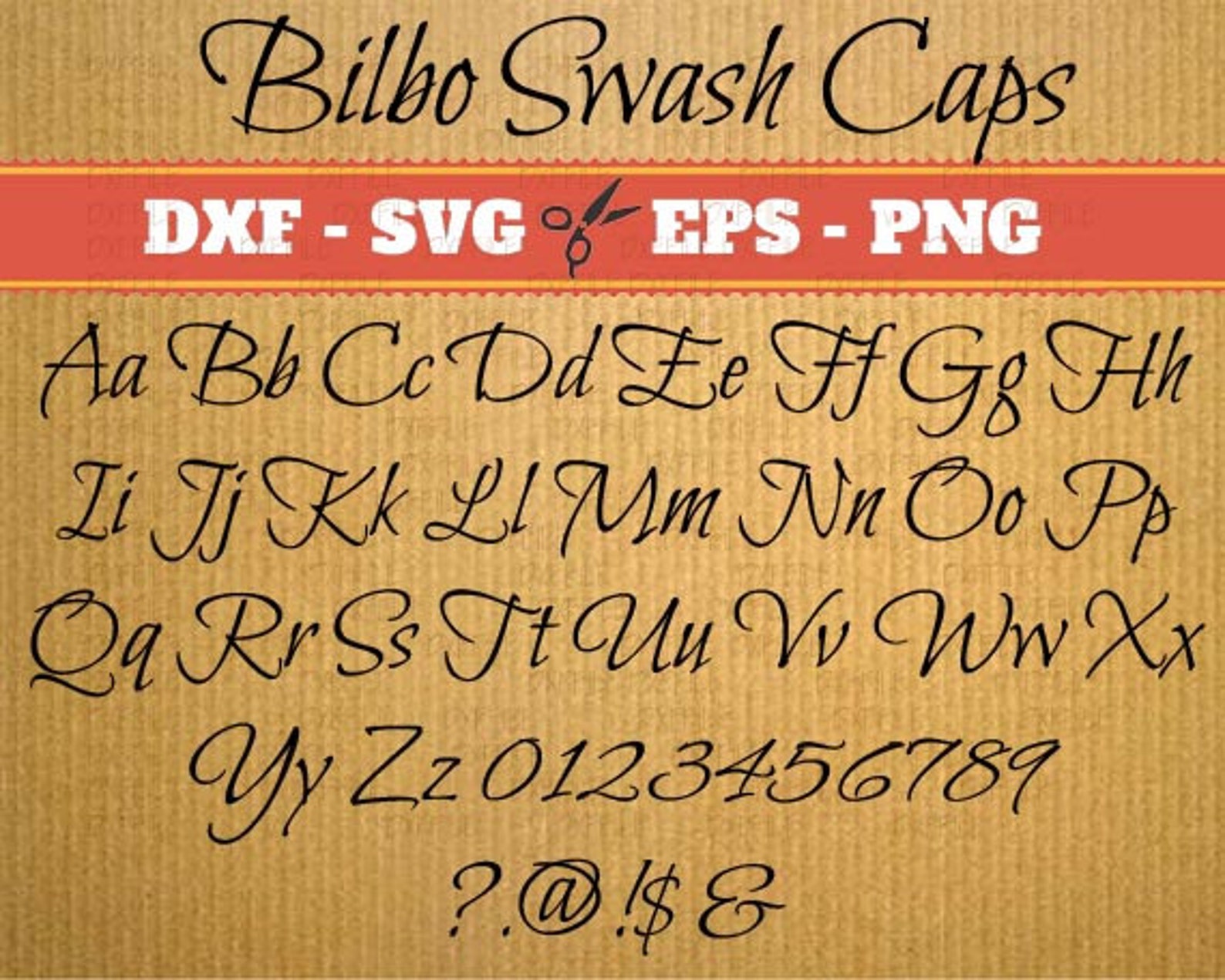 Bilbo Swash Script SVG Handwriting Font Retro Script - Etsy Canada