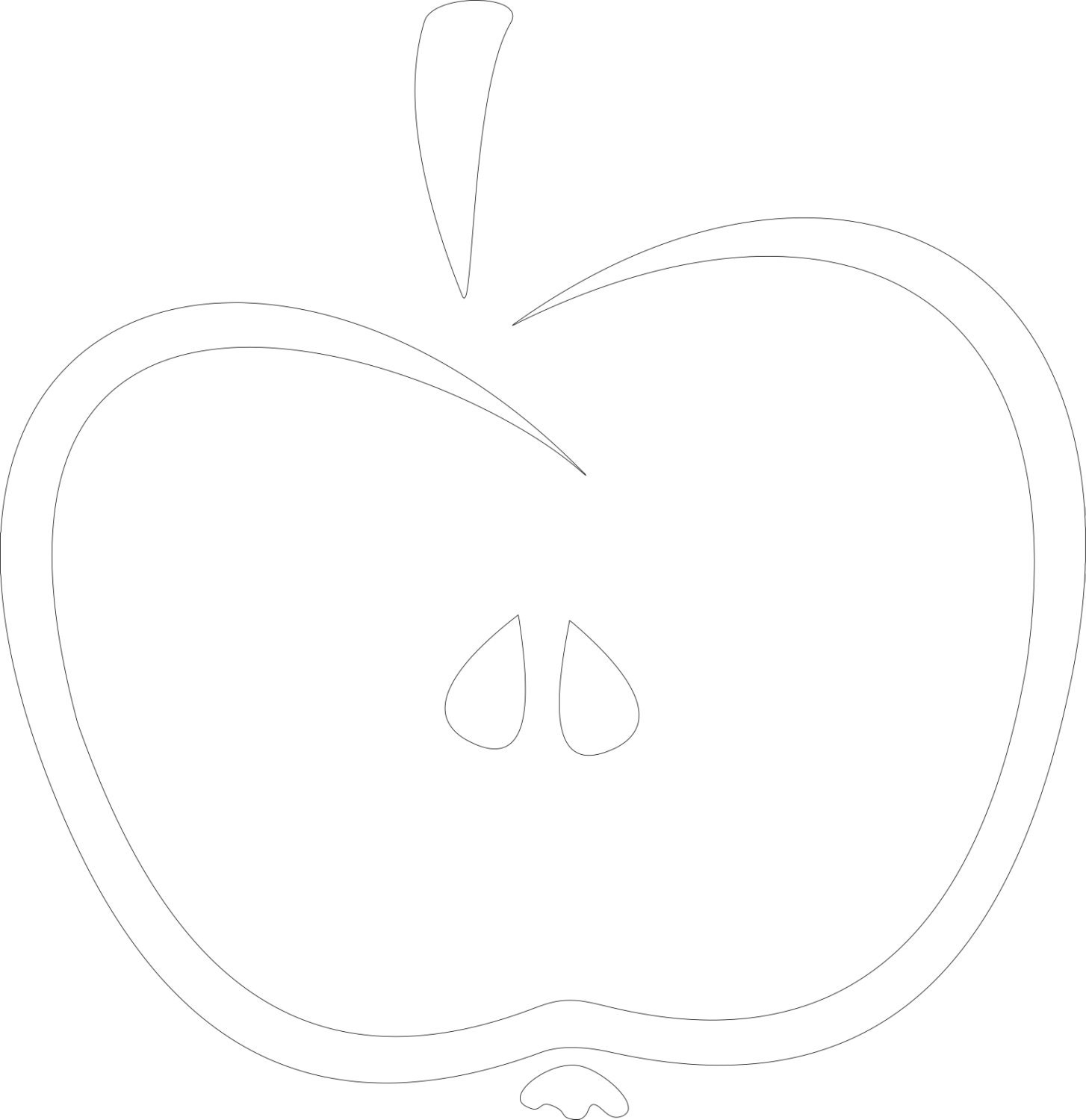 Apple Svg Files Vector File for Cricut, Apple Cutting Files, Clipart ...