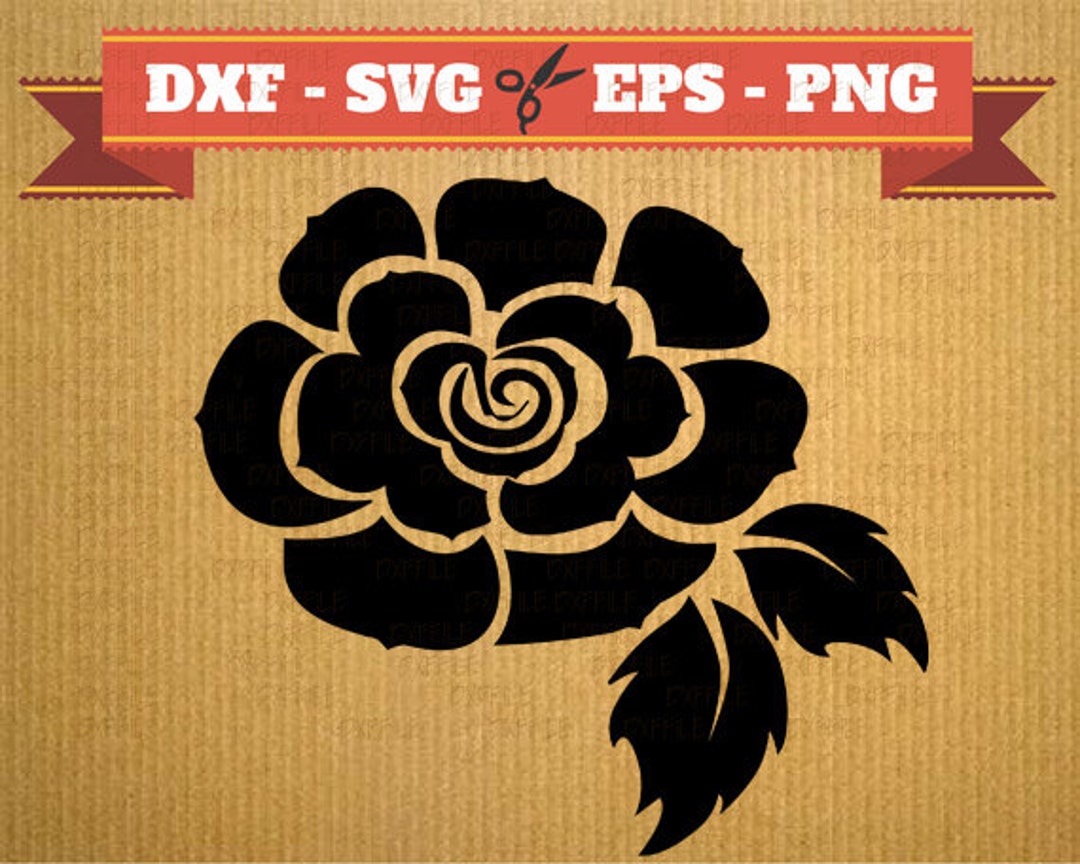 Flower SVG File Png Dfx Eps Svg Pink Silhouette Pink - Etsy