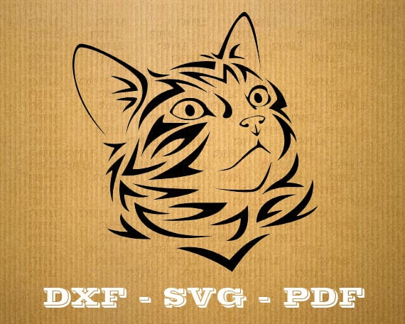 Fichier DXF Chat Silhouette Svg, Png, Dxf chat , cricut clipart ...