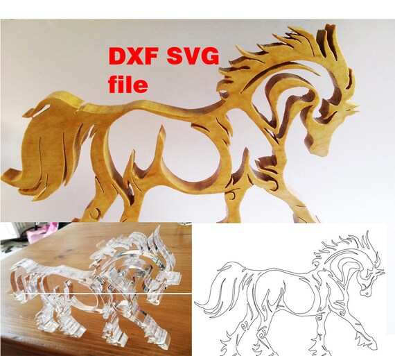 Format .dxf Horse animal Vector vinyl CNC cutting file Cricut- DXF SVG ...