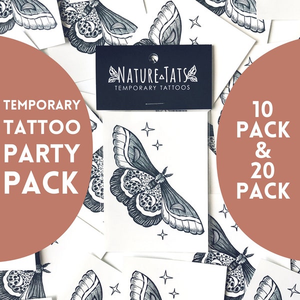 Temporary Tattoos Party Favors - Etsy