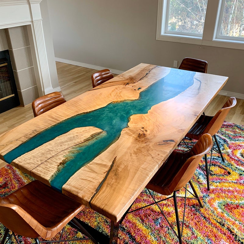 Epoxy River Table - Etsy