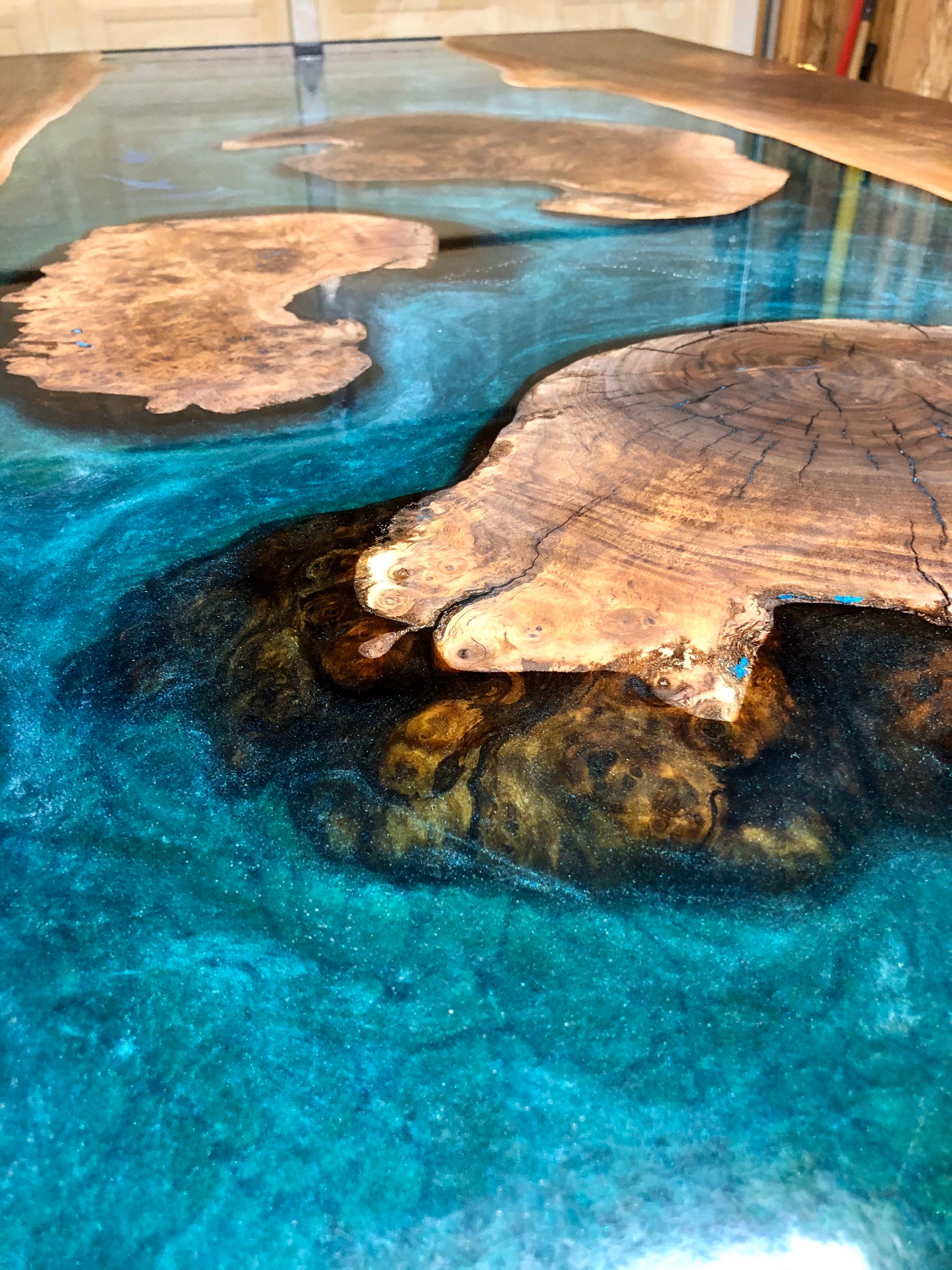 10ft Epoxy Resin Ocean Table epoxy Resin River Table - Etsy