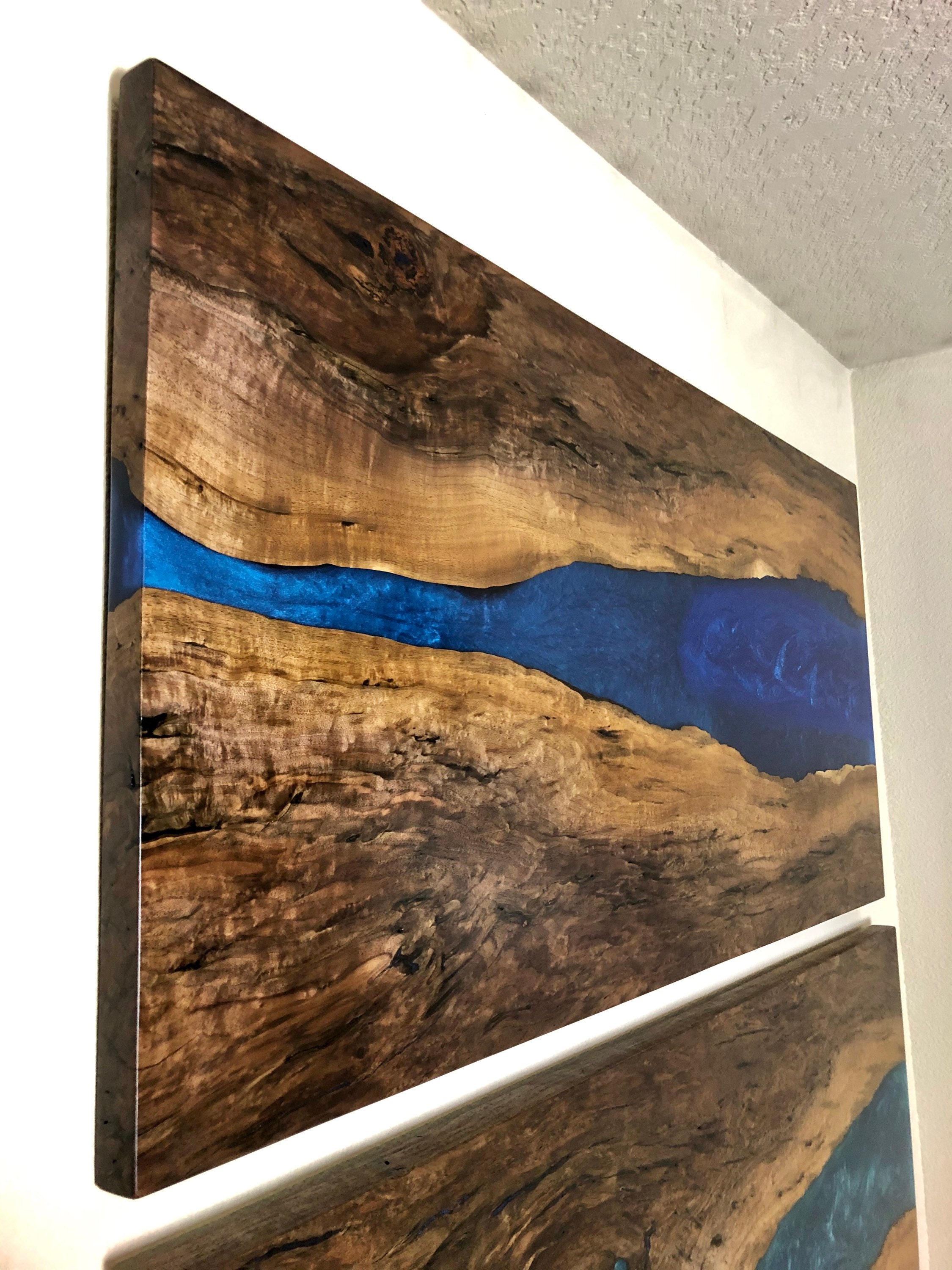 Epoxy Resin River Artwork Matching Pair - Etsy