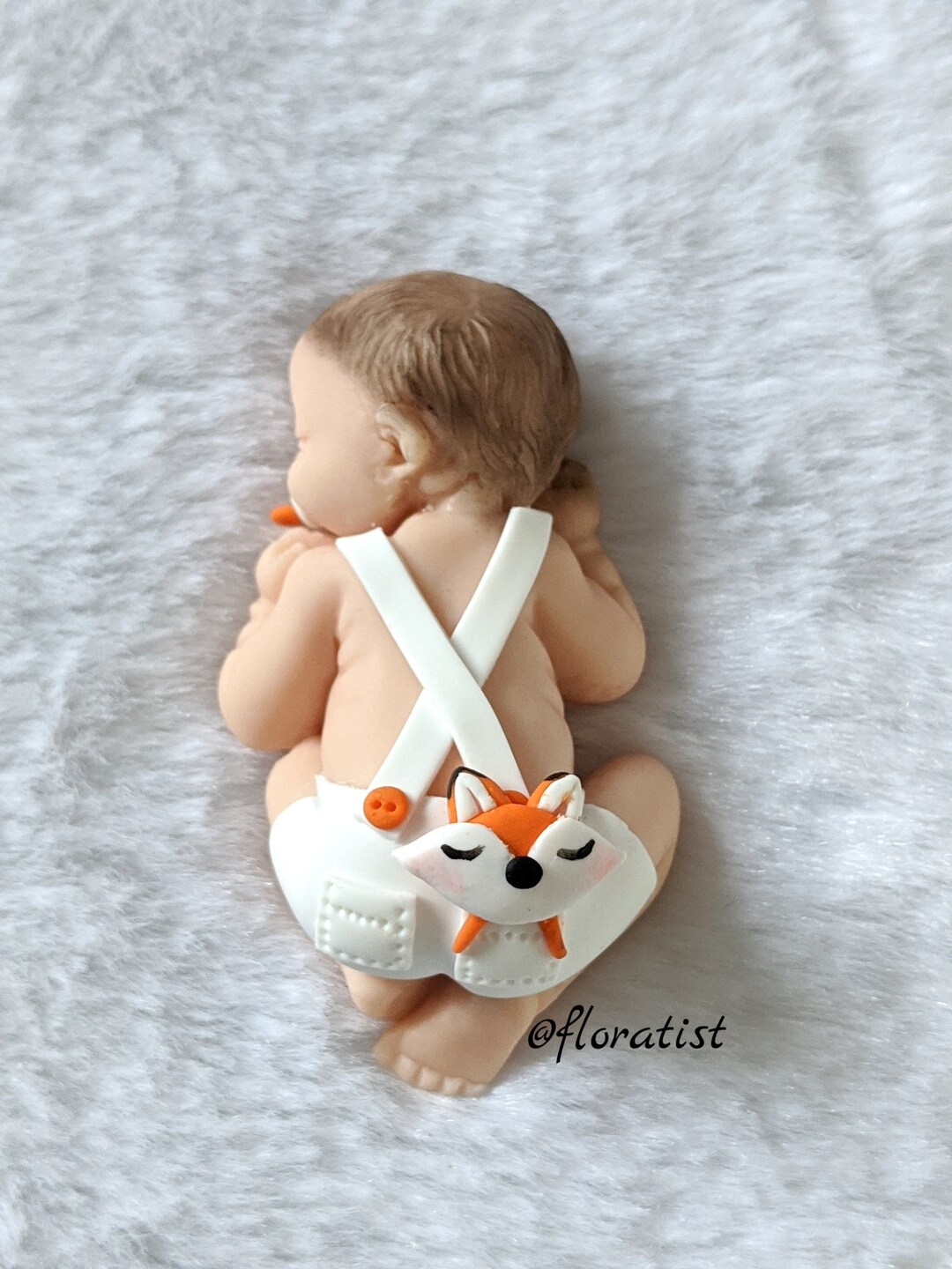 Miniature Baby Boy With White Suspender Shorts Baptism Garment With ...