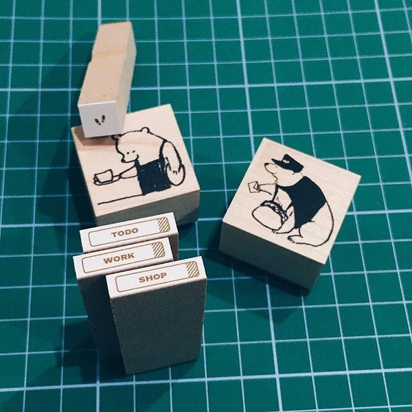 Message Rubber Stamp - Etsy