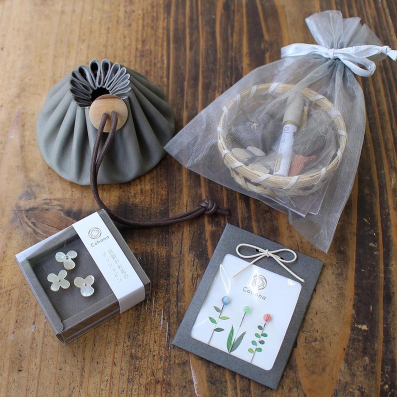 Cohana Small Sewing Set grey - Etsy