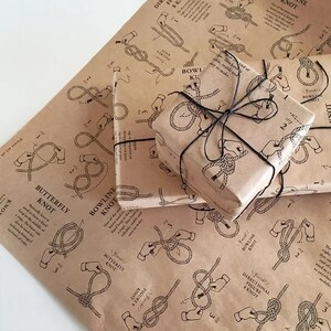 Knoopworks Wrapping Paper Knots Paper - Etsy