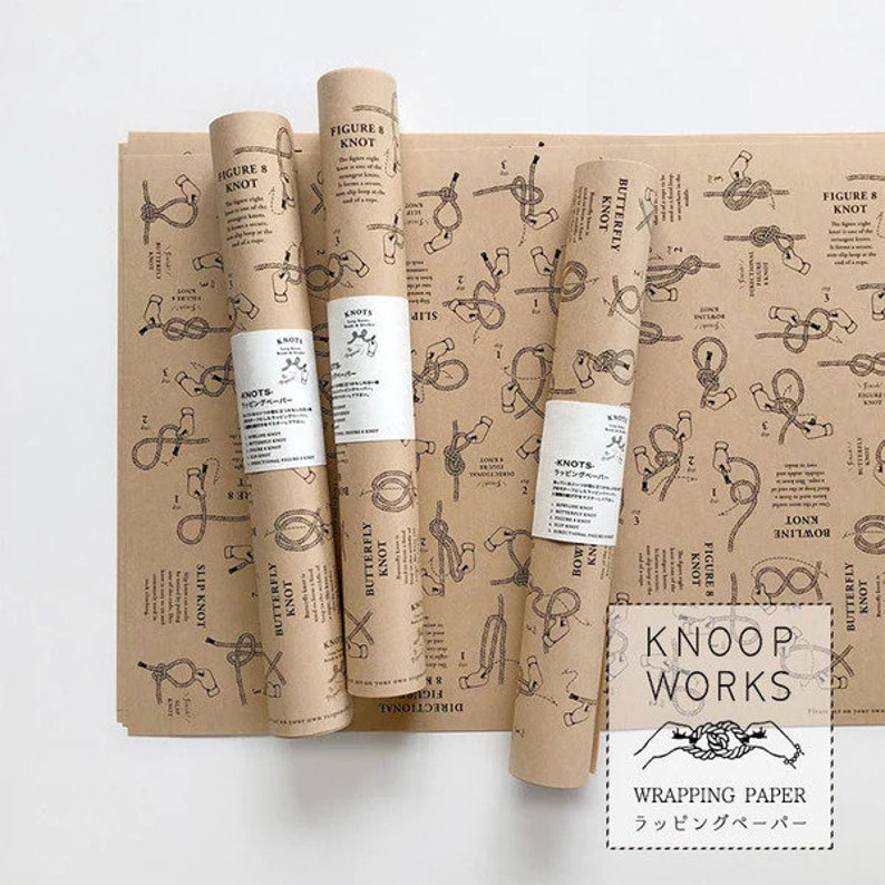 Knoopworks Wrapping Paper Knots Paper - Etsy